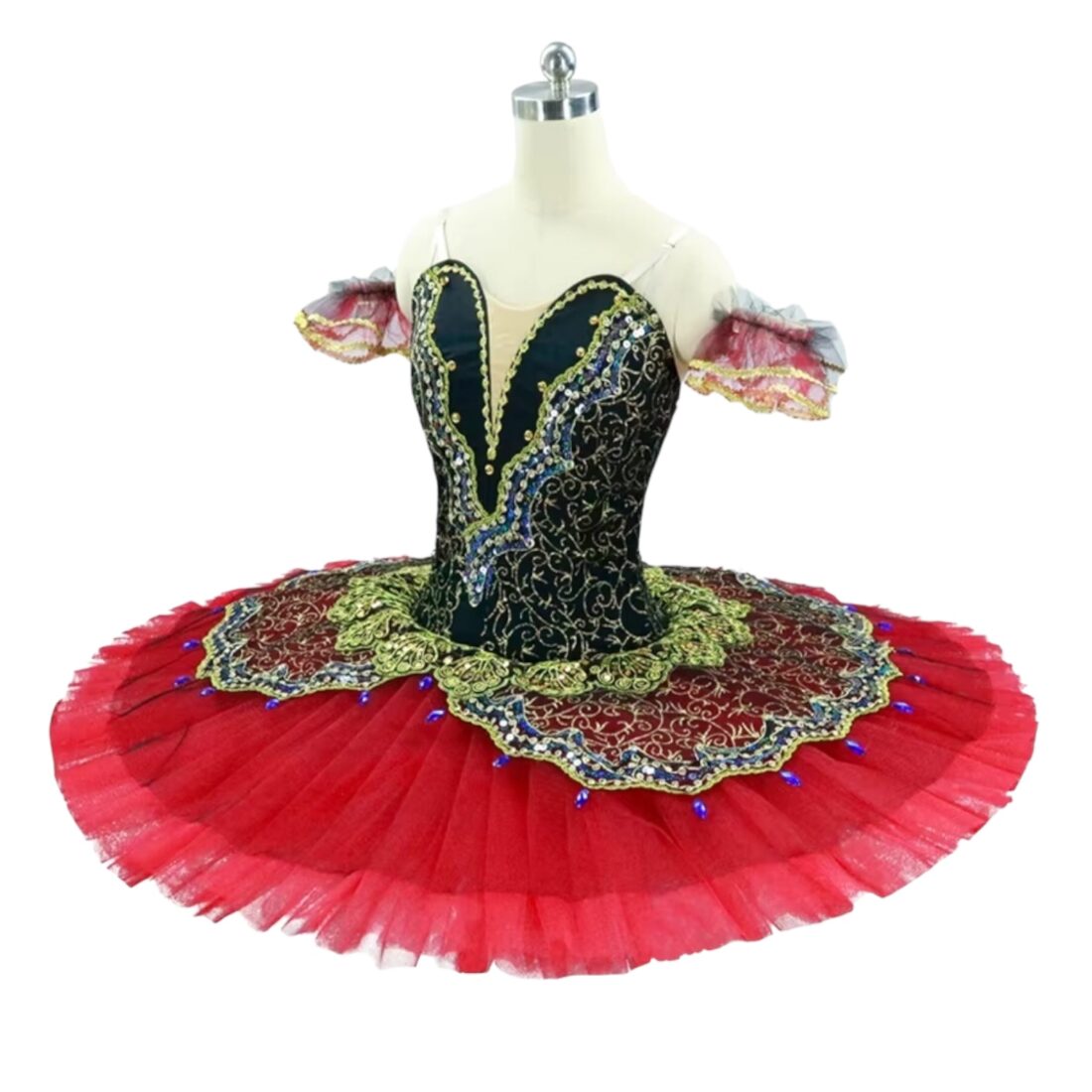 Red Paquita Ballet Tutu | Spanish Ballet Tutu | Twirling Ballerinas