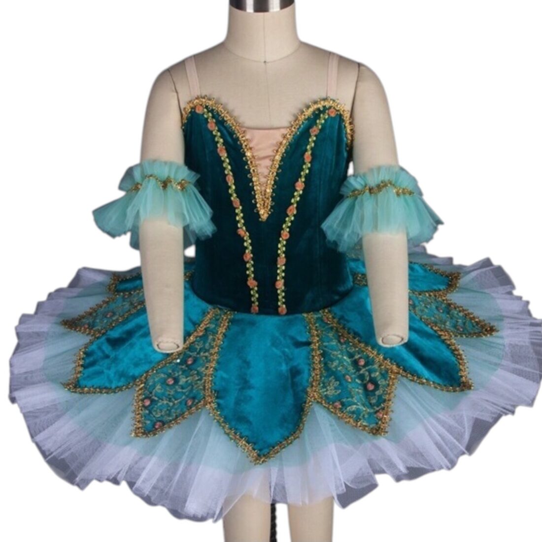 Blue Green Stretch Tutu | Tutus for sale | Twirling Ballerinas