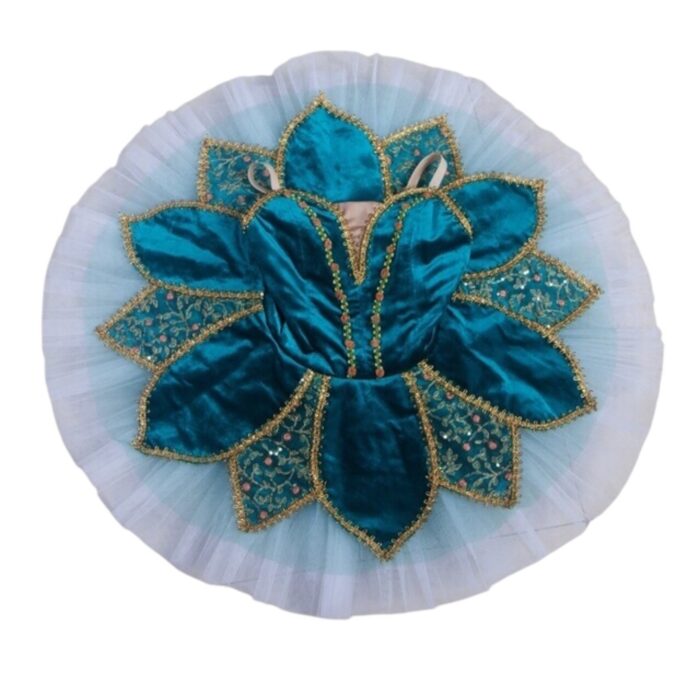 Blue Green Stretch Tutu | Tutus for sale | Twirling Ballerinas