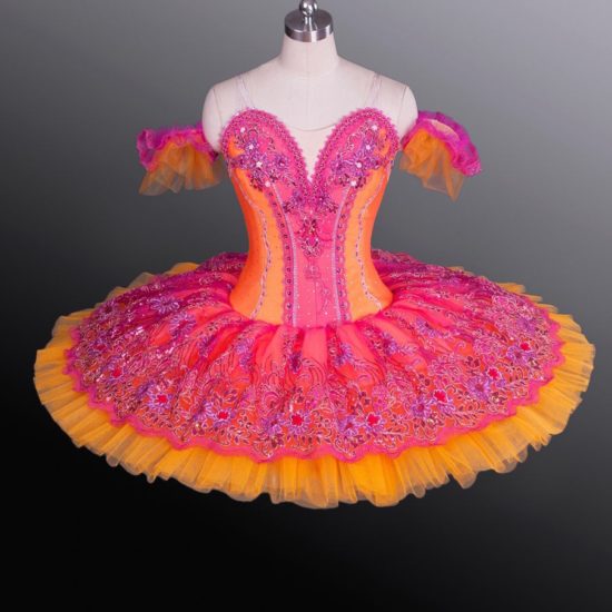 Diana Orange Ballet Costume | ??| Twirling Ballerinas