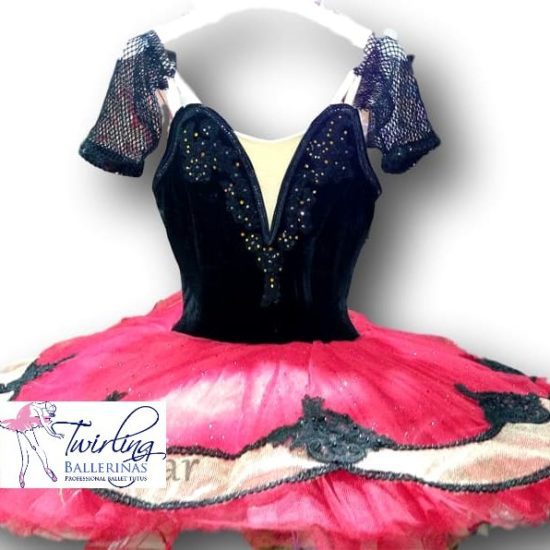Spanish Red Ballet Tutu | Twirling Ballerinas | Red Tutu